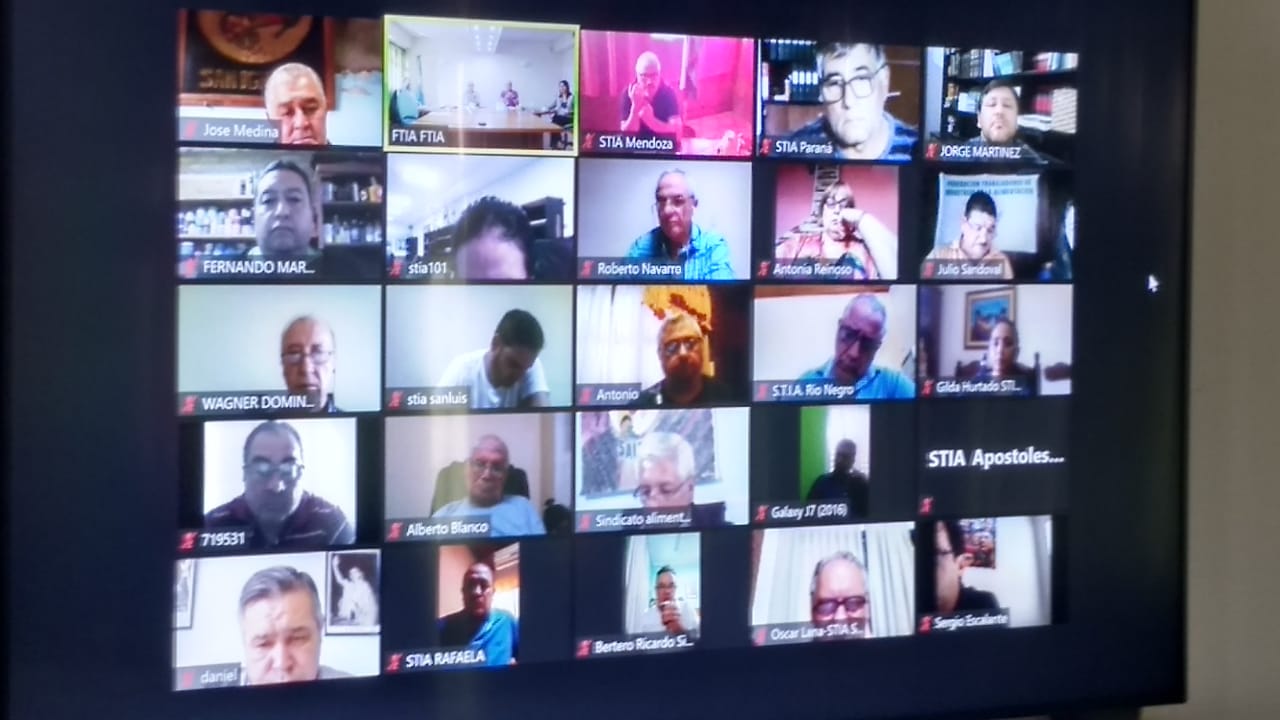 Sesión conjunta del Plenario de Secretarios Generales y el Concejo ...